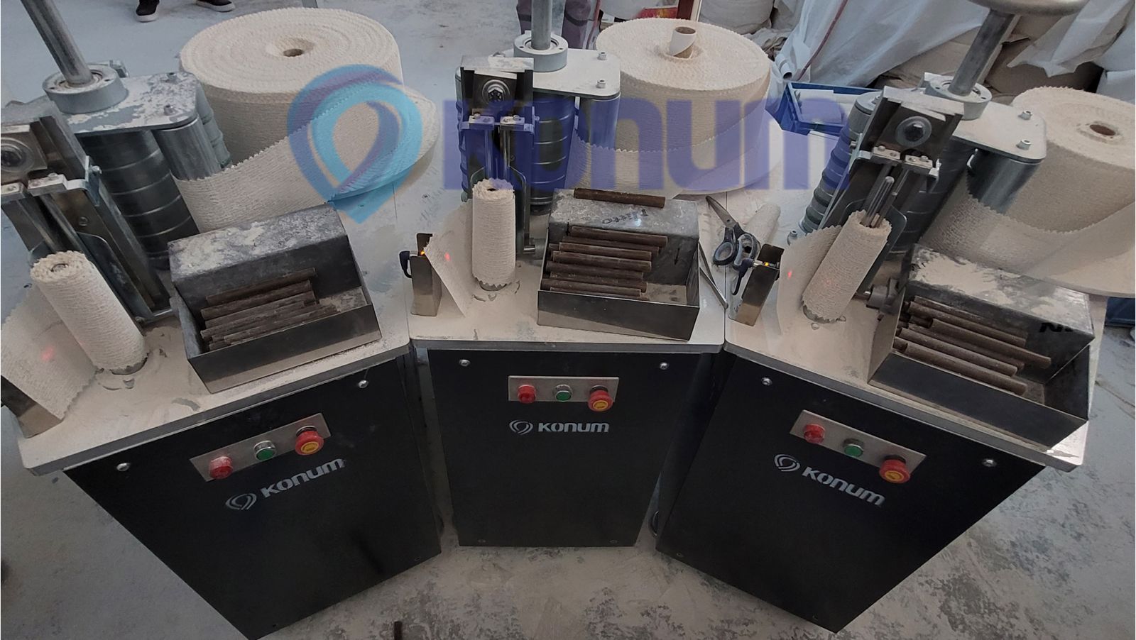 Plaster Bandage Winding Machine - Konum Mühendislik